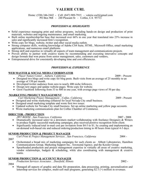 Jeannie Holmes Resume | PPT