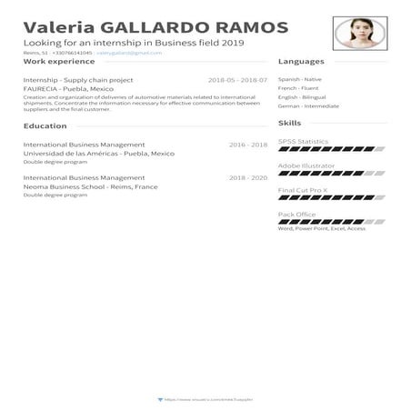 Valery cv resume | PDF