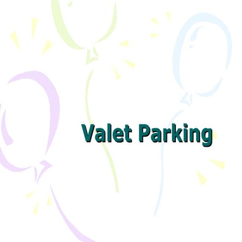 Valet Parking | PPT