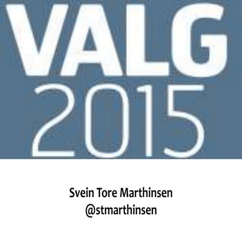 Valget 2015 i Akershus | PPT