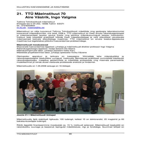 Valgma maeinstituut 70 | PDF