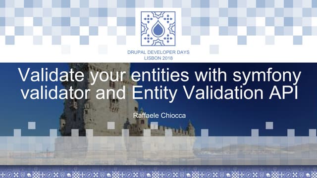 Validate Your Entities With Symfony Validator And Entity Validation Api Ppt