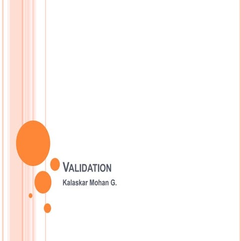 Validation 1 Pptx