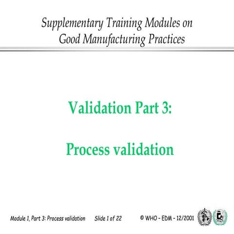 Pharmaceutical Validation & Calibration | PPT