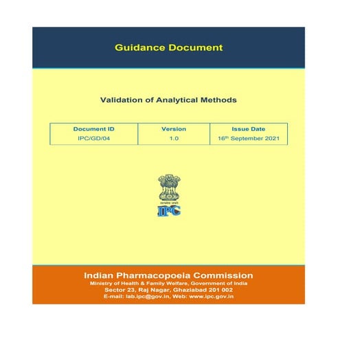 Validation Of Analytical Methods Pdf