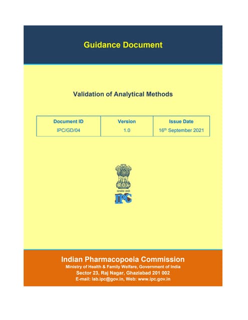 Validation Of Analytical Methods Pdf
