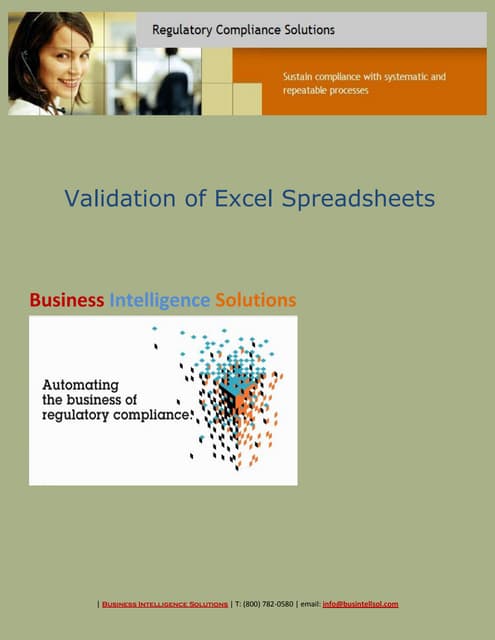 Excel sox 404 | PDF