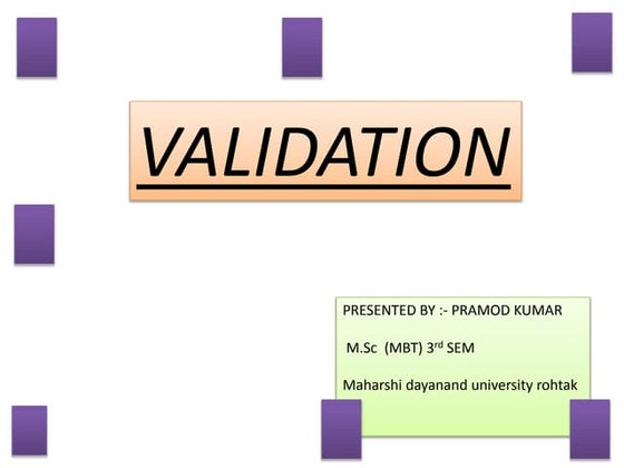 Equipment validation of fbd | PPTX | Home Appliances | Home & Garden