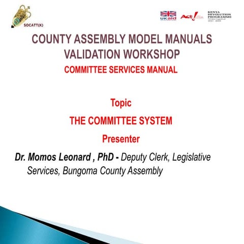 VALIDATION WORKSHOP-COMMITEE SERVICES MANUAL.pptx