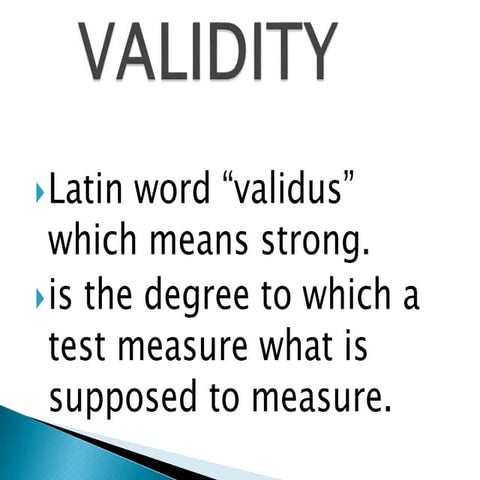 Validity | PPTX