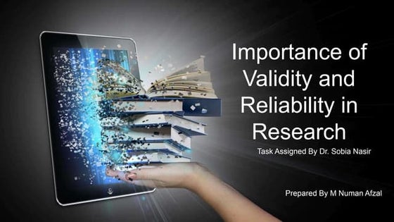 Validity and Reliability | PPT | Standardized Testing | Educational ...