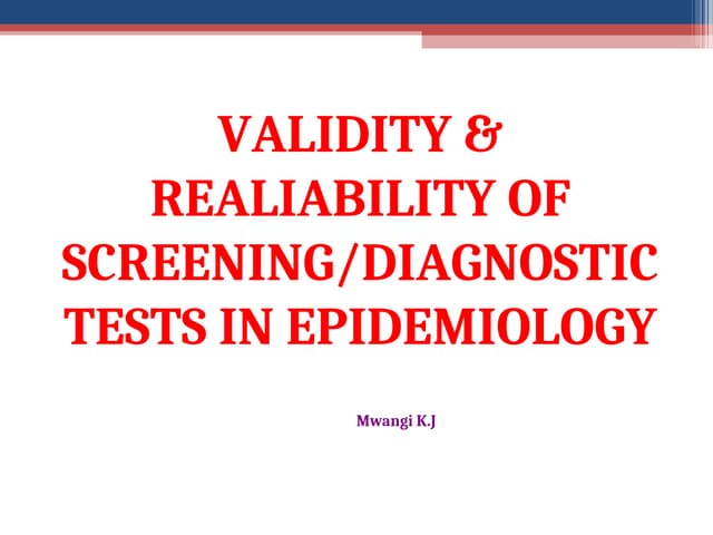 Sensitivity, specificity, positive and negative predictive | PPTX