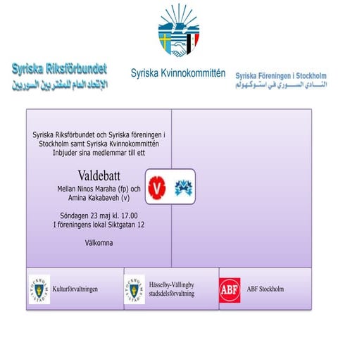 Valdebatt 2010-05-23 | PPTX