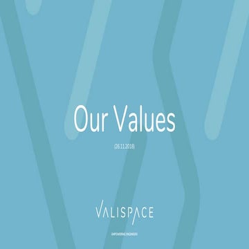 Valispace Company Values | PPTX