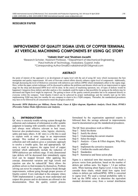 LEAN SIX SIGMA PROJECT - FINAL | PPTX