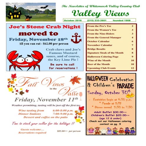 Valley views october 2016 | PDF
