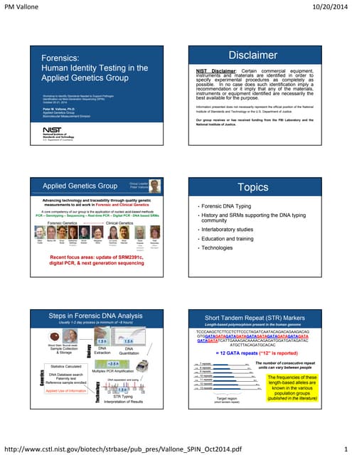 Interpretation of dna typing results and codis | PPTX