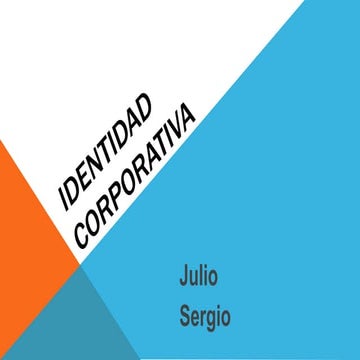 Valor de la identidad corporativa | PPTX