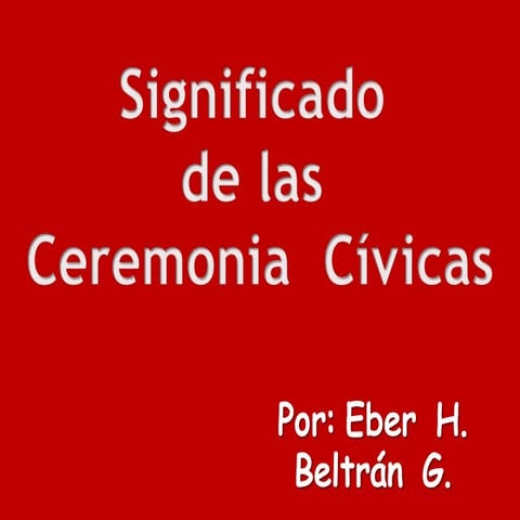 Valor del civismo | PPT