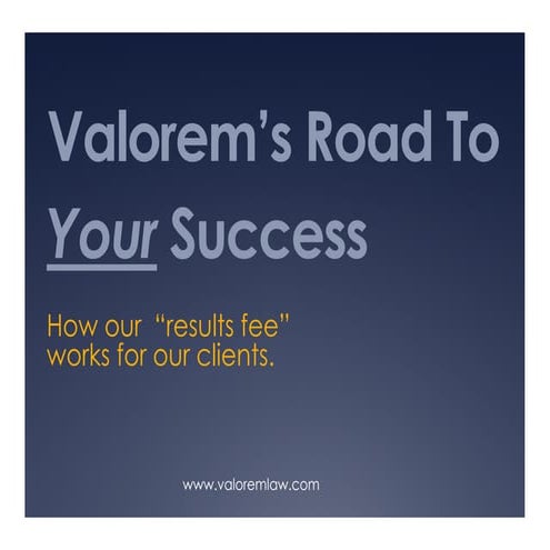 Valorem Results Fee Explanation | PDF