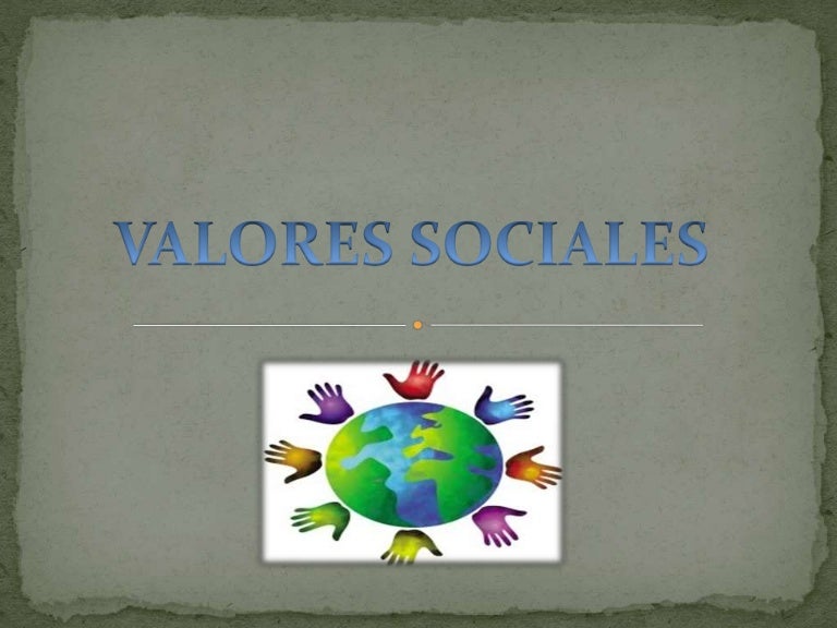 Valores Sociales