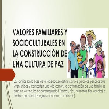 La familia y los valores | PPT