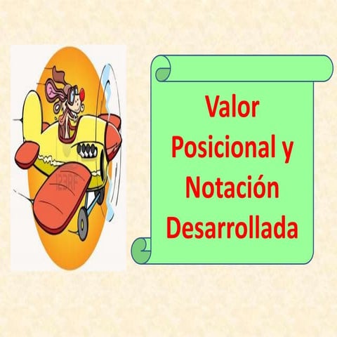 Valor posicional y notación desarrollada 1º | PPTX