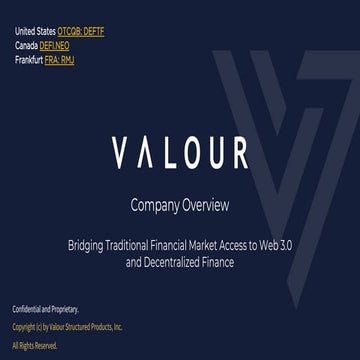 Valour Investor Deck 2022 | PDF