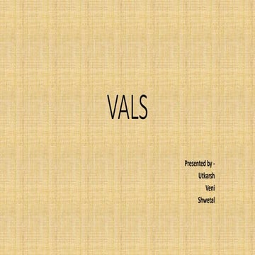 VALS framework : explained with coffee brands | PPTX