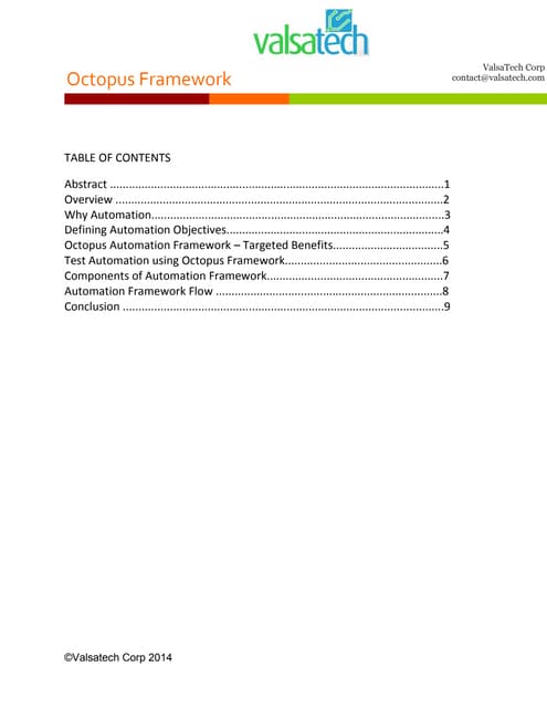 Sailotech - Test automation suite | PDF