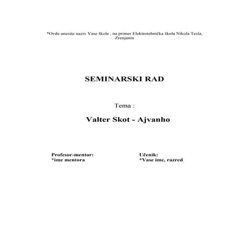 Valter skot ajvanho | DOC