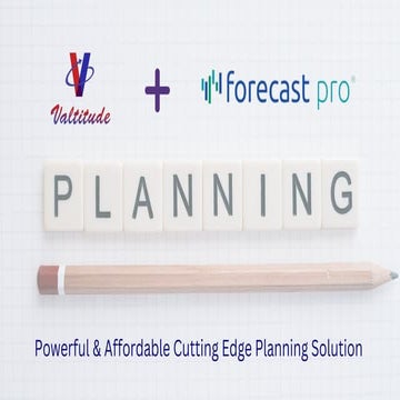Forecast Pro + Valtitude | PDF
