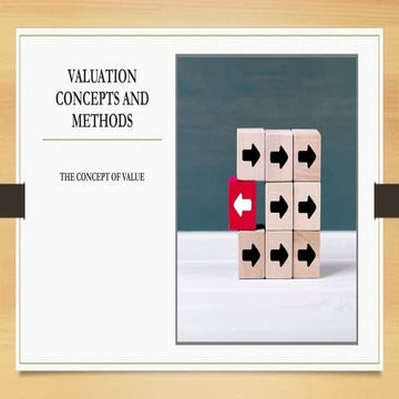 Valuation Concepts and Methods Valuation Concepts and Methods.pptx
