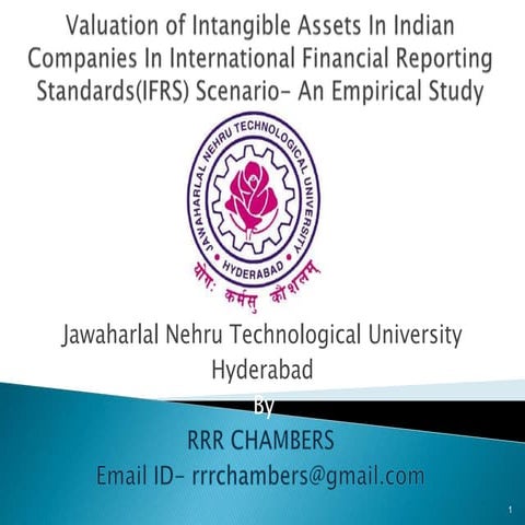 Valuation of Intangible Assets In Indian Companies In International ...