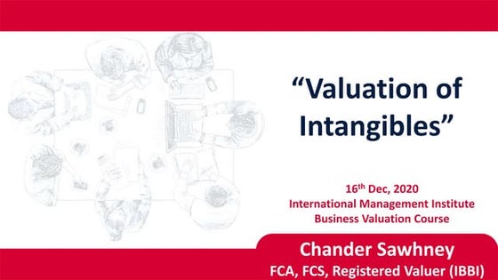 Valuation of intangible assets | PDF