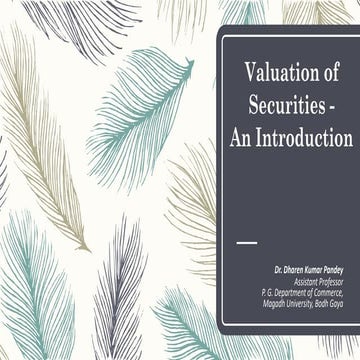 Valuation of Securities- An introduction.pdf