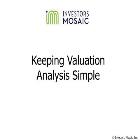 Making Stock Valuation Simple | PPTX