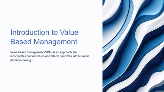 Value-based Management | PPT