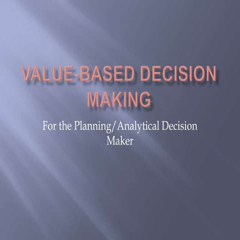 Customer value | PPTX