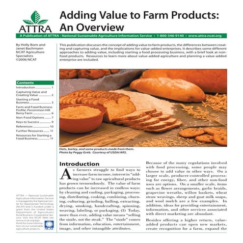 value addition and processing of agri-products | PPTX