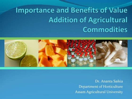 Value added product | PPTX