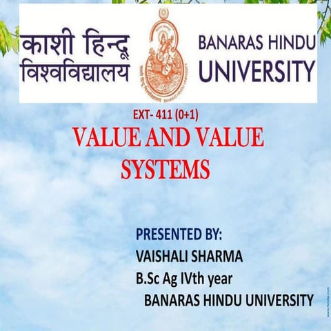 Value and value systems | PDF