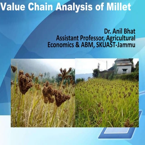 value chain analysis of millet.pptx
