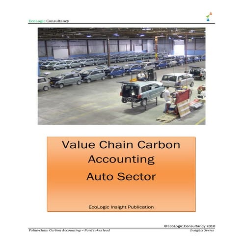 Value chain carbon accouting auto sector | PDF