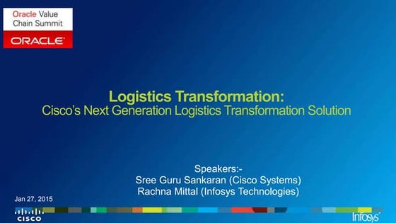 Cisco Systems The Supply Chain Story | PPT