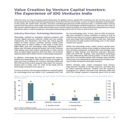 Value Creation by Venture Capital Investors: the Experience of IDG Ventures India (Sudhir Sethi ...