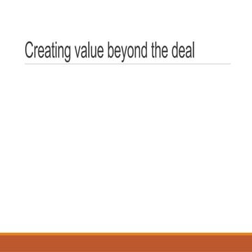 Value Creation Beyond Deals Presentation.pptx