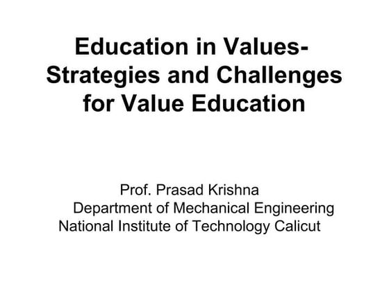 VALUE EDUCATION.ppt