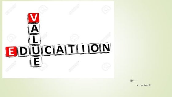 Different types of values | PPT