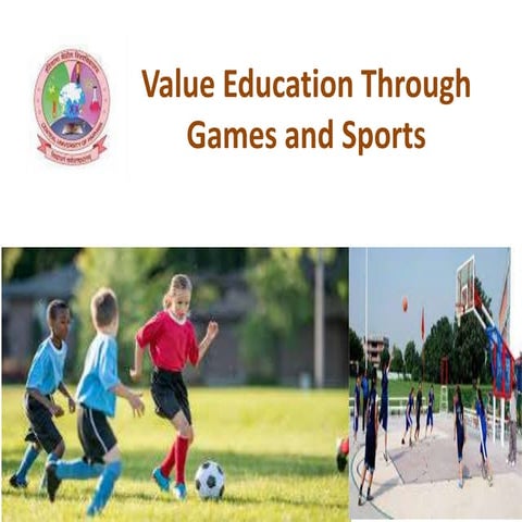 Value education through games and sports | PPTX